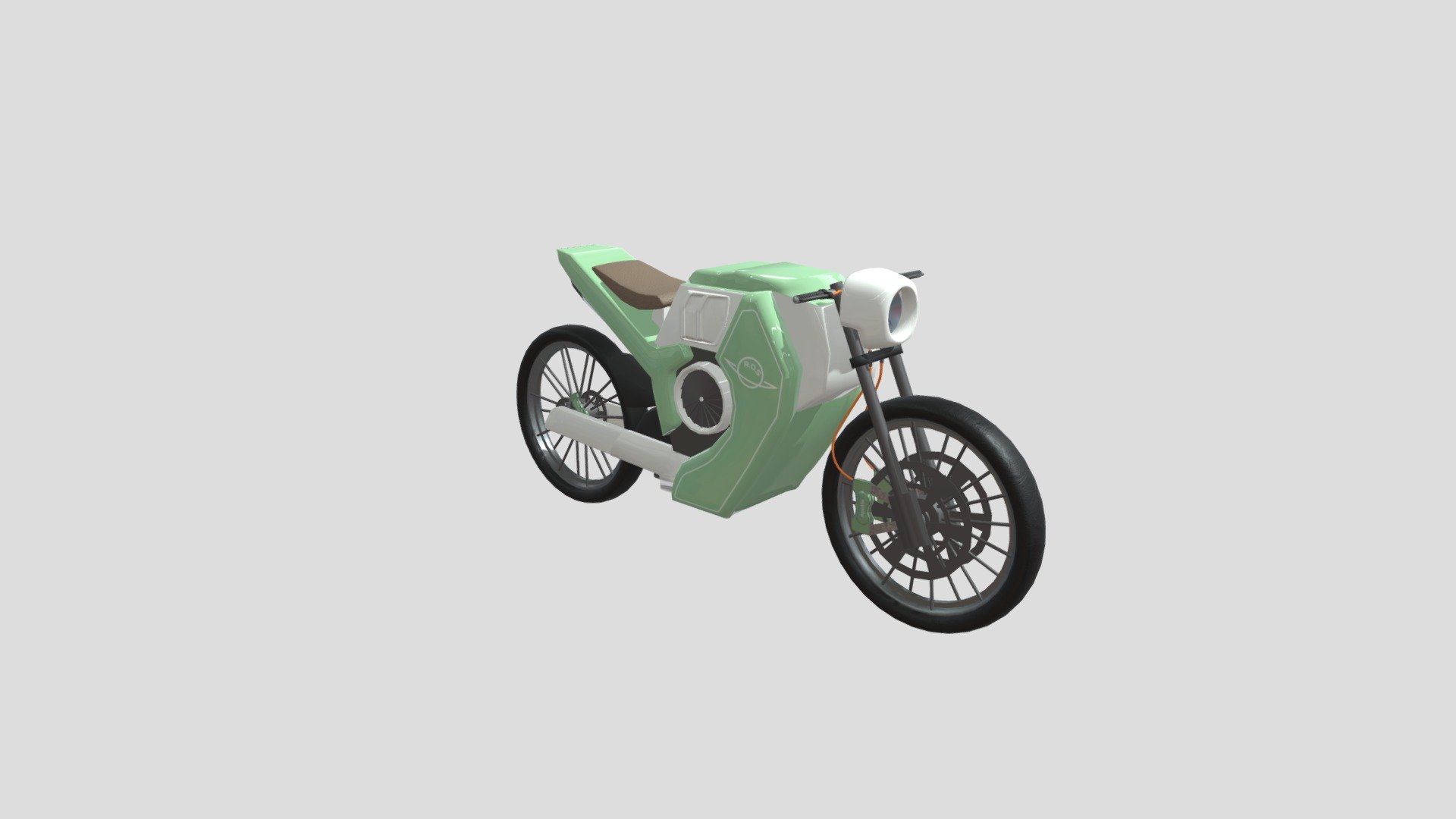 Sci-fi Cafe Racer - 3D model by SimonTaubman [2754394] - Sketchfab