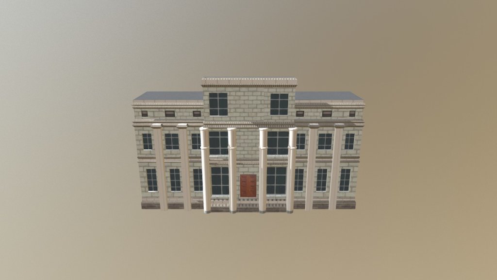 Building With Texture - 3D model by julia.brau [27555f9] - Sketchfab