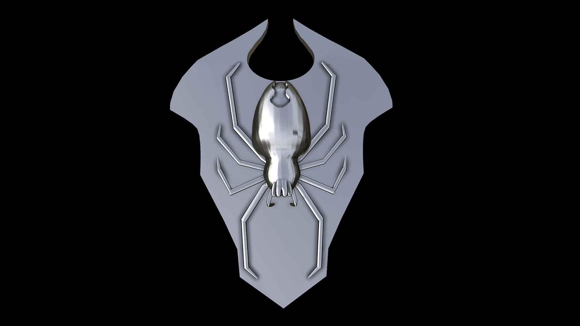 Redback Spider Guitar Pick - Download Free 3D model by NiTrideDesign [2755672] - Sketchfab