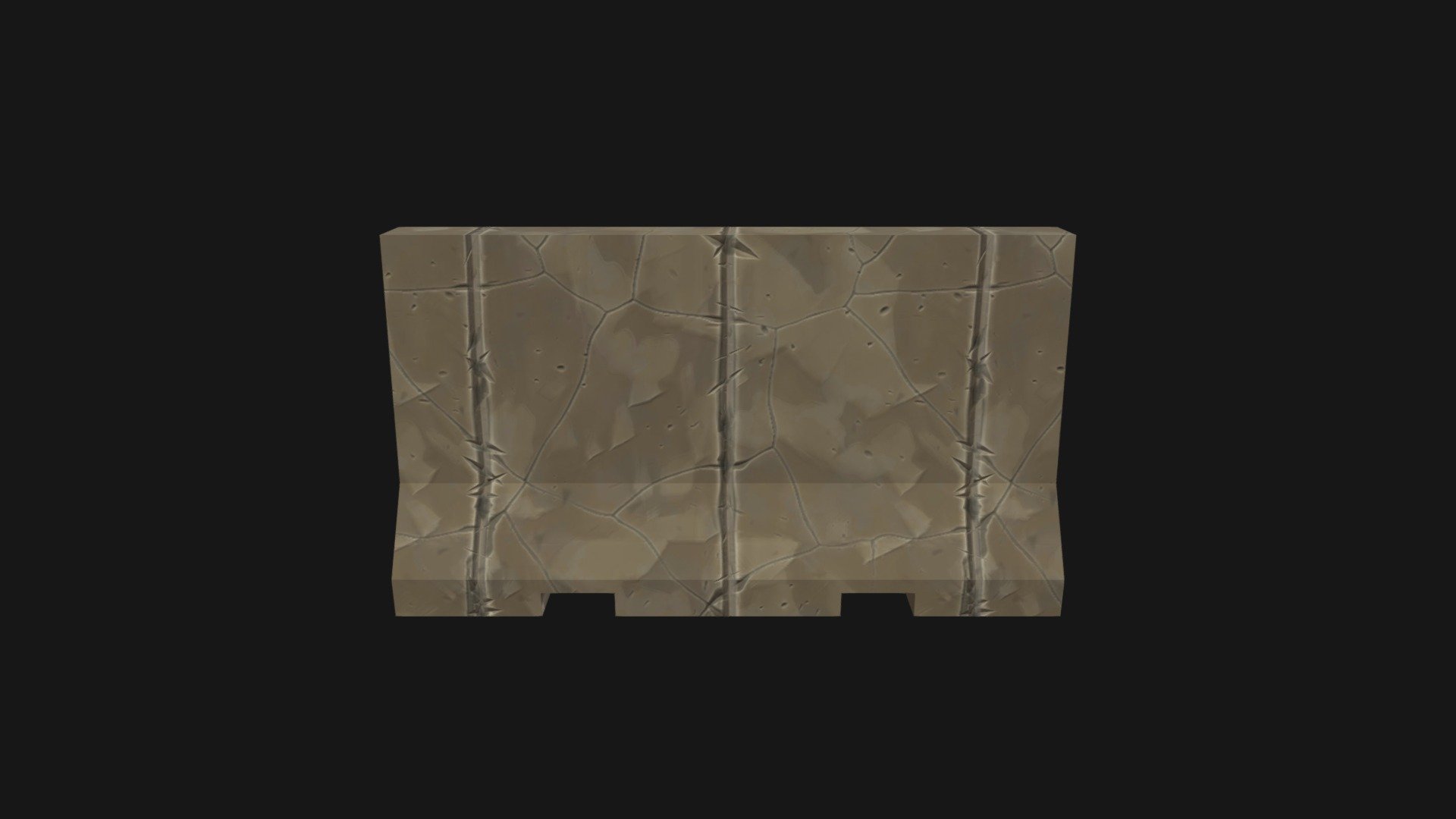 Stylized Barricade - Download Free 3D model by Oscar Royo (@oscarroyo4 ...