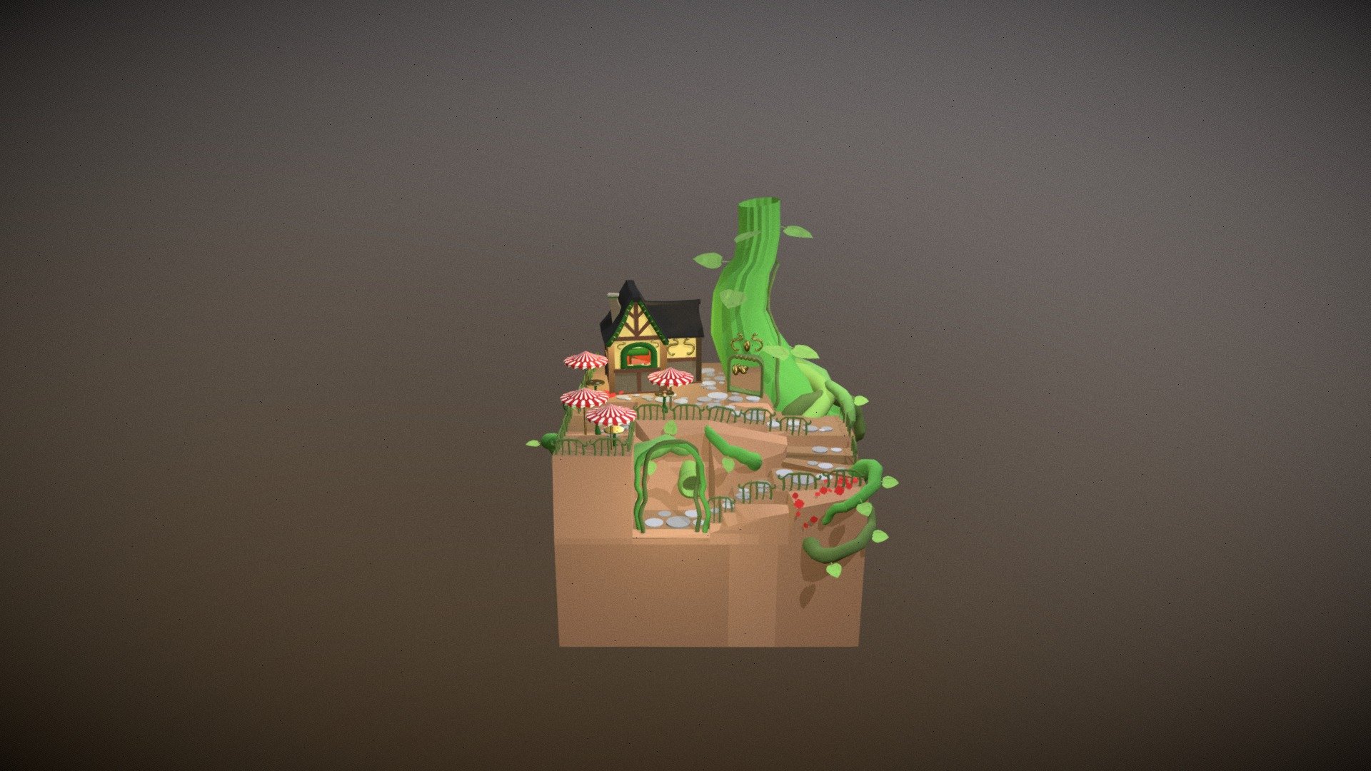 beanstalk efteling cafe - 3D model by luce__carmen [275a2ba] - Sketchfab