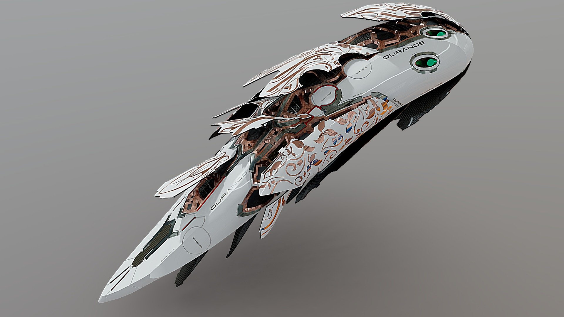 Procedural Hard Surface Modeling Test 13 001 3d Model By Asaito