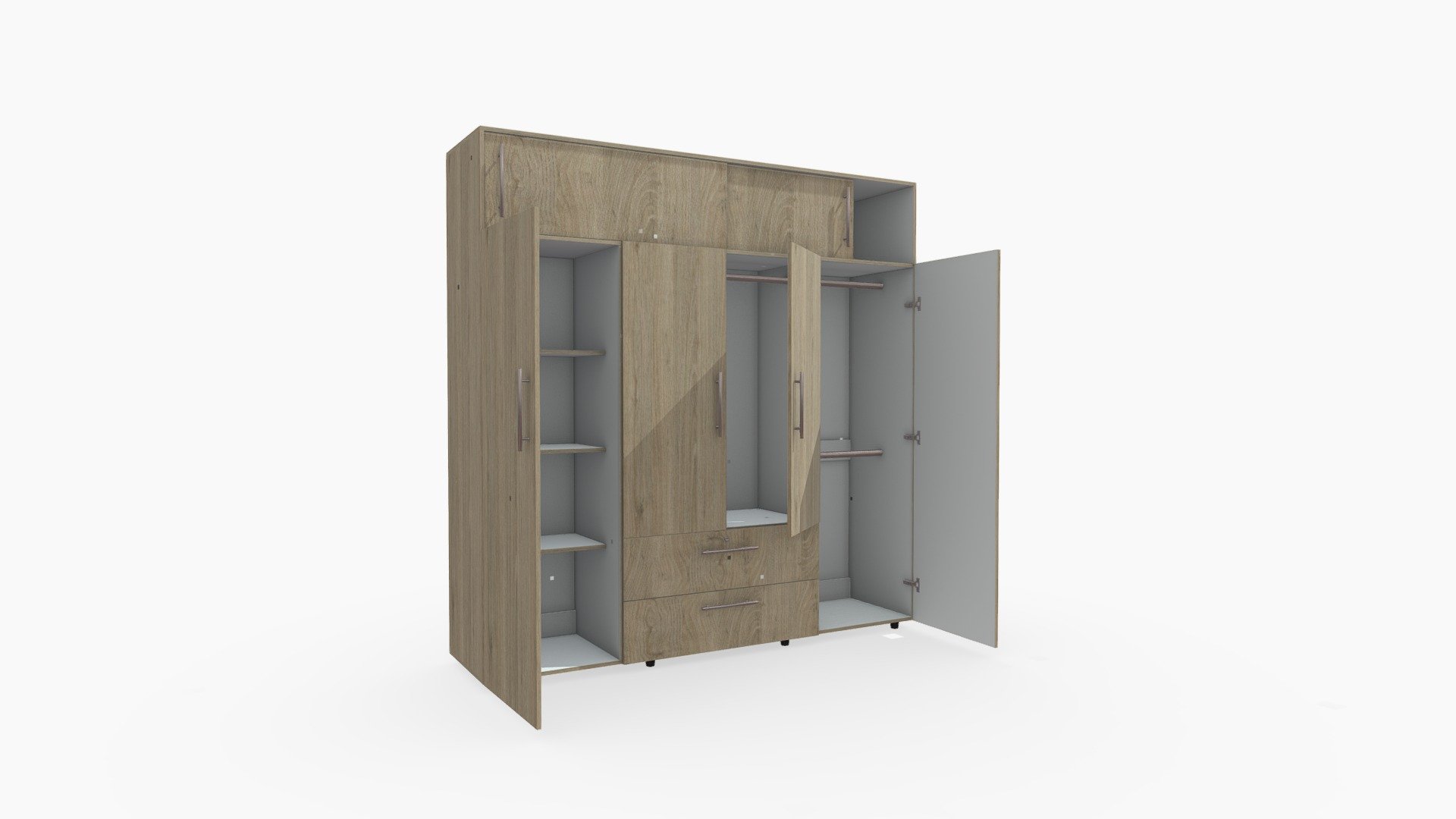 Armario Luque Rovere - Buy Royalty Free 3D model by Inmersivo S.A.S (@tangibledesign) [275add5 ...