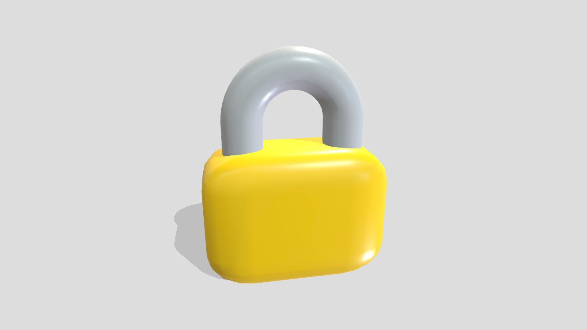 Padlock - Download Free 3D model by Dogan Kirnaz (@dogankirnaz ...