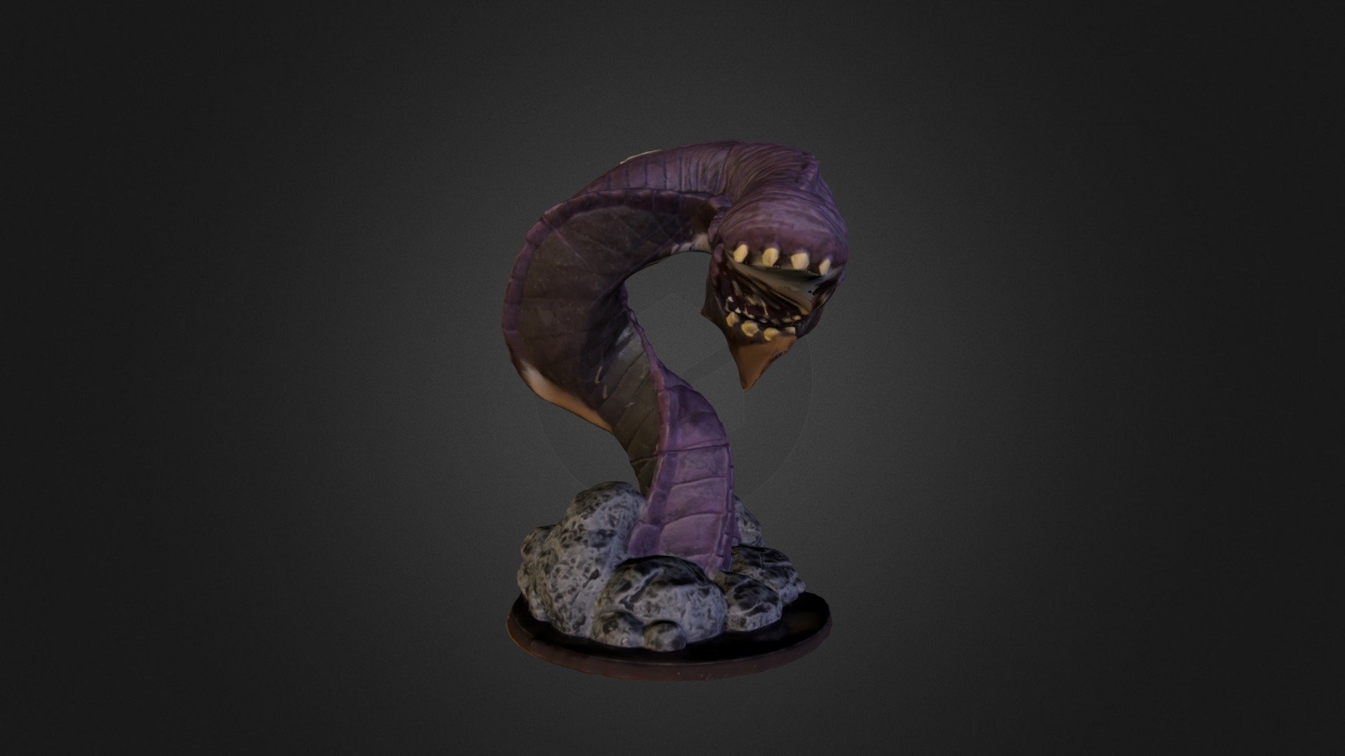 2510637 Purple Worm - 3D model by barnstormstudio.com [275cbd3] - Sketchfab