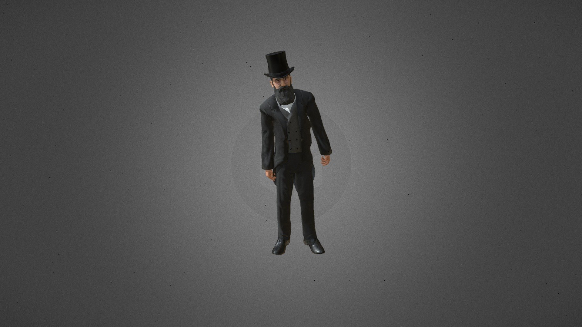 Theodor Herzl AR Low-Poly 3d Character - 3D model by Utopia 513 (@utopia513) [275dbf7] - Sketchfab