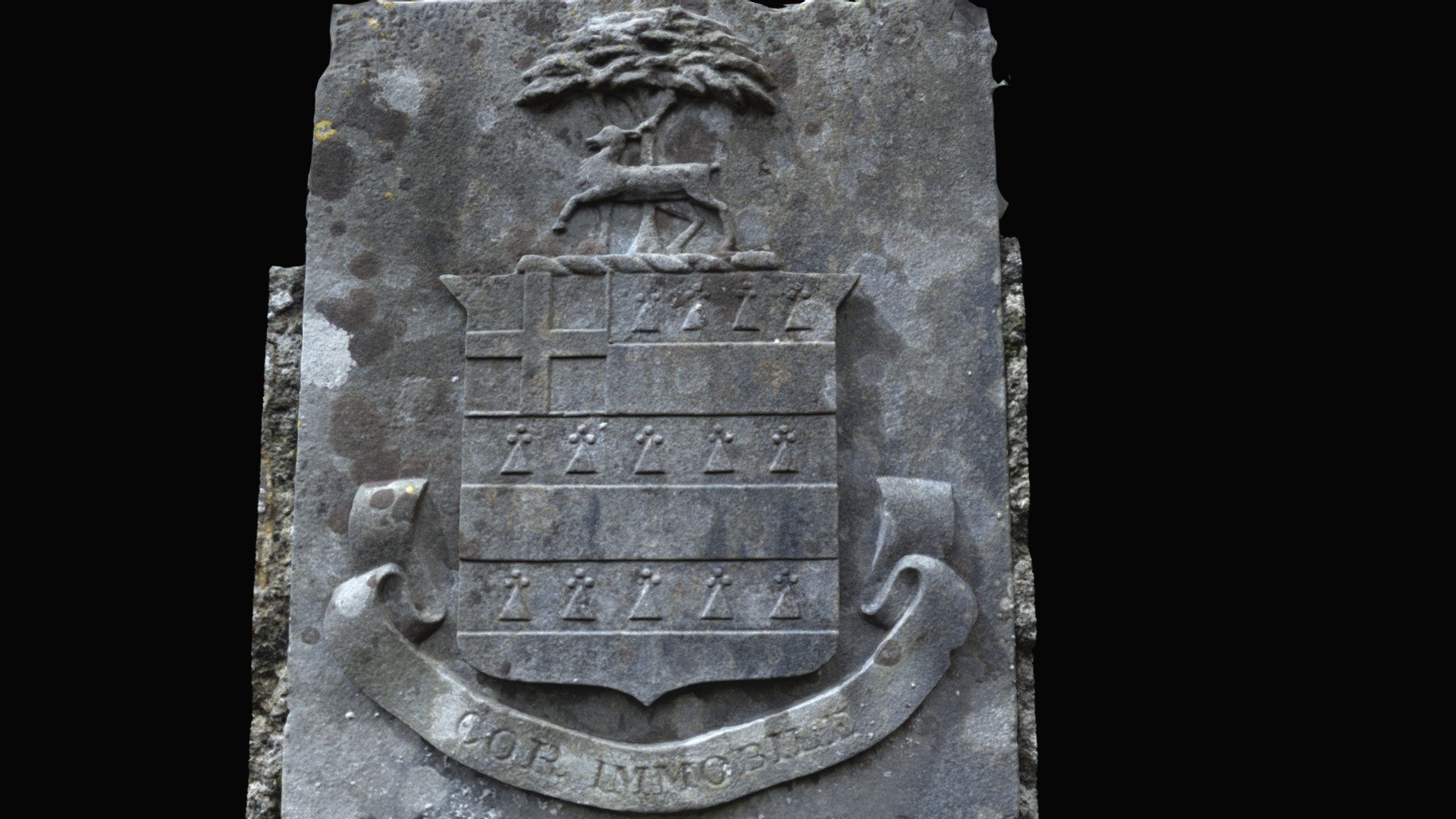 Naul Chapel Hussey Armorial Plaque - Download Free 3D model by ...