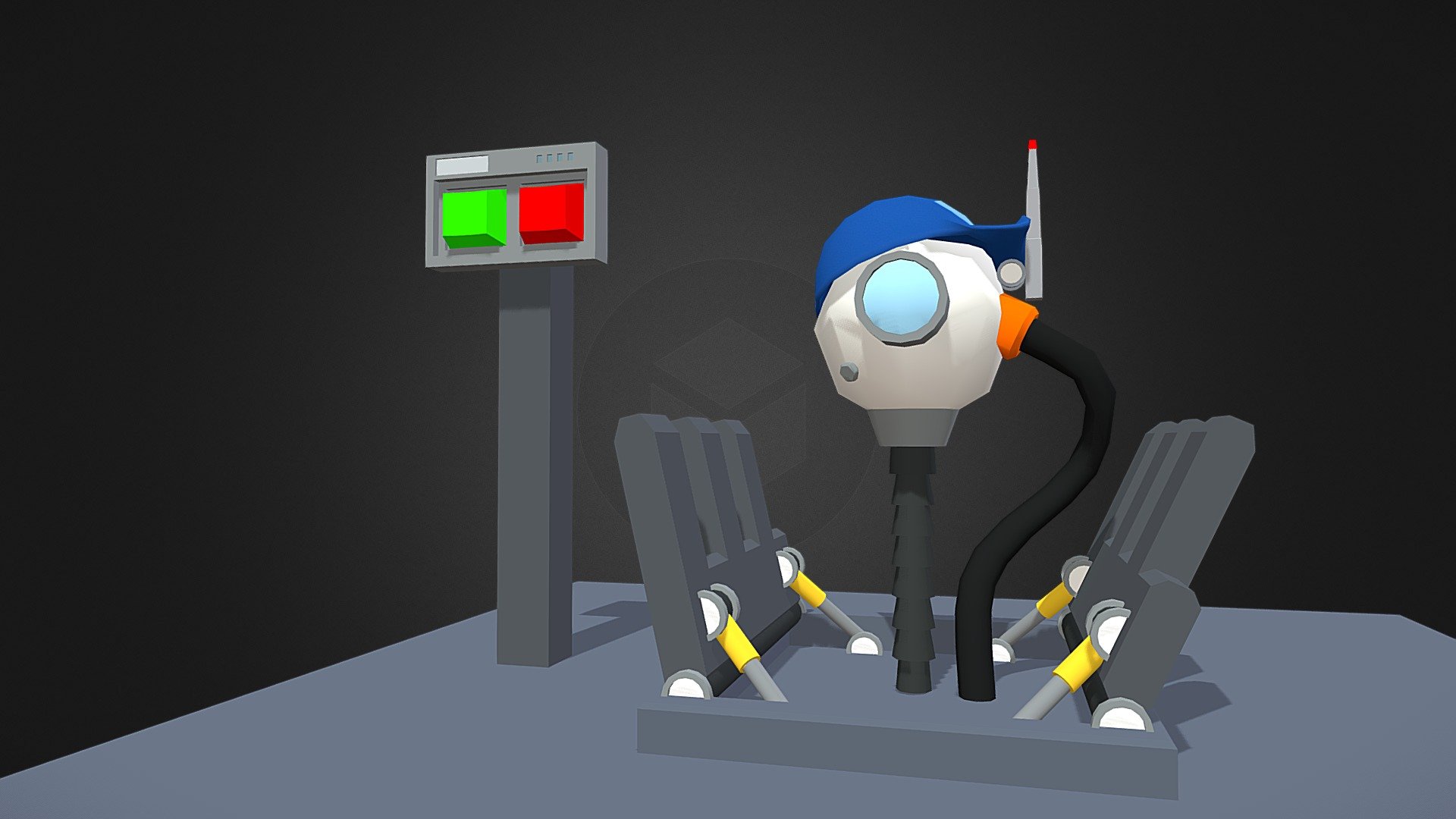 S.A.I Security Camera - 3D model by FrankenLerch [275f43b] - Sketchfab
