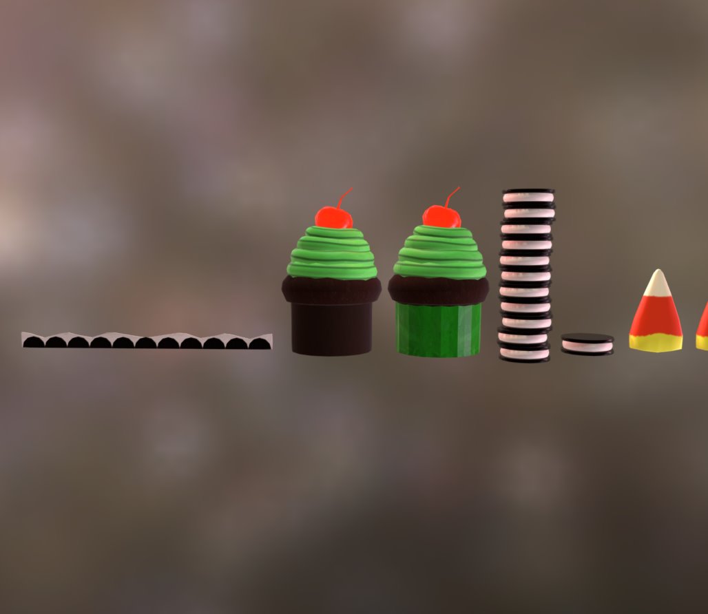Candy Models Line Up 3d Model By Jessica Simmons Jessicasimmons 275f7cb Sketchfab