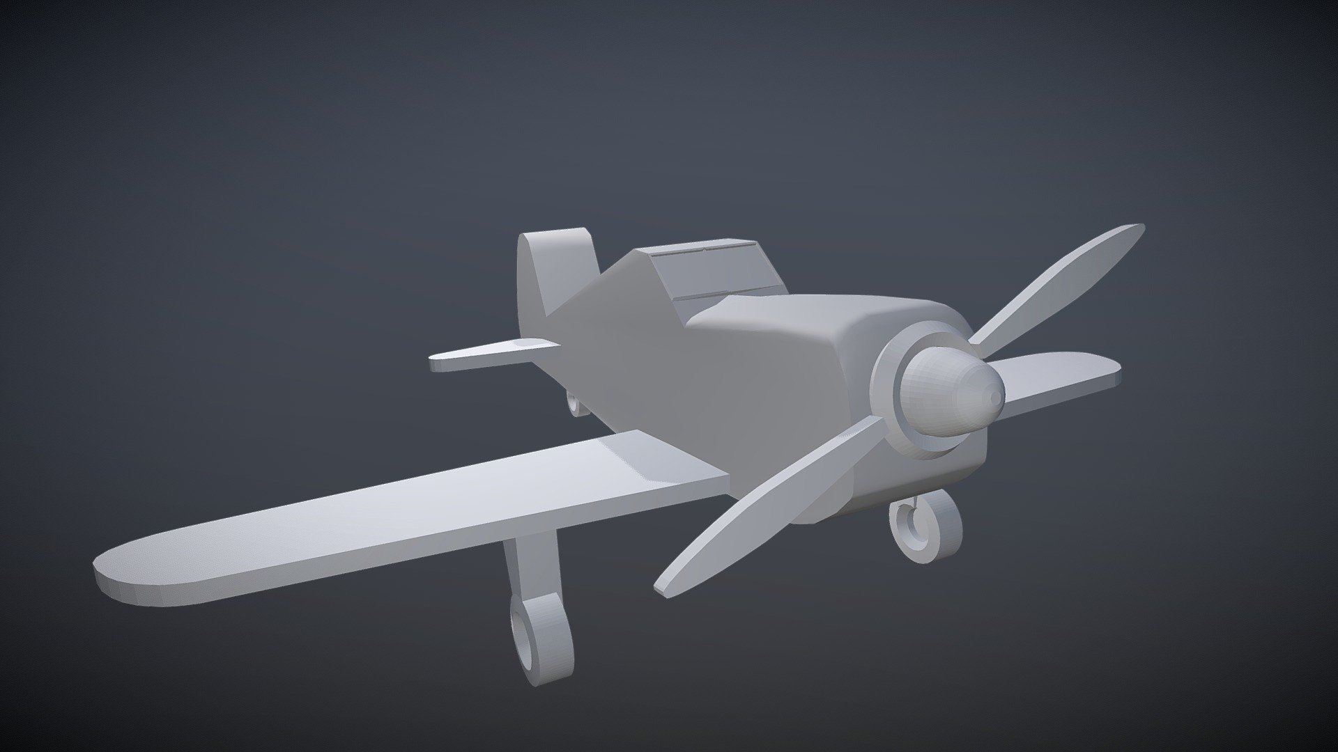 Simple Plane - 3D model by CharlesDraconian [275ff57] - Sketchfab