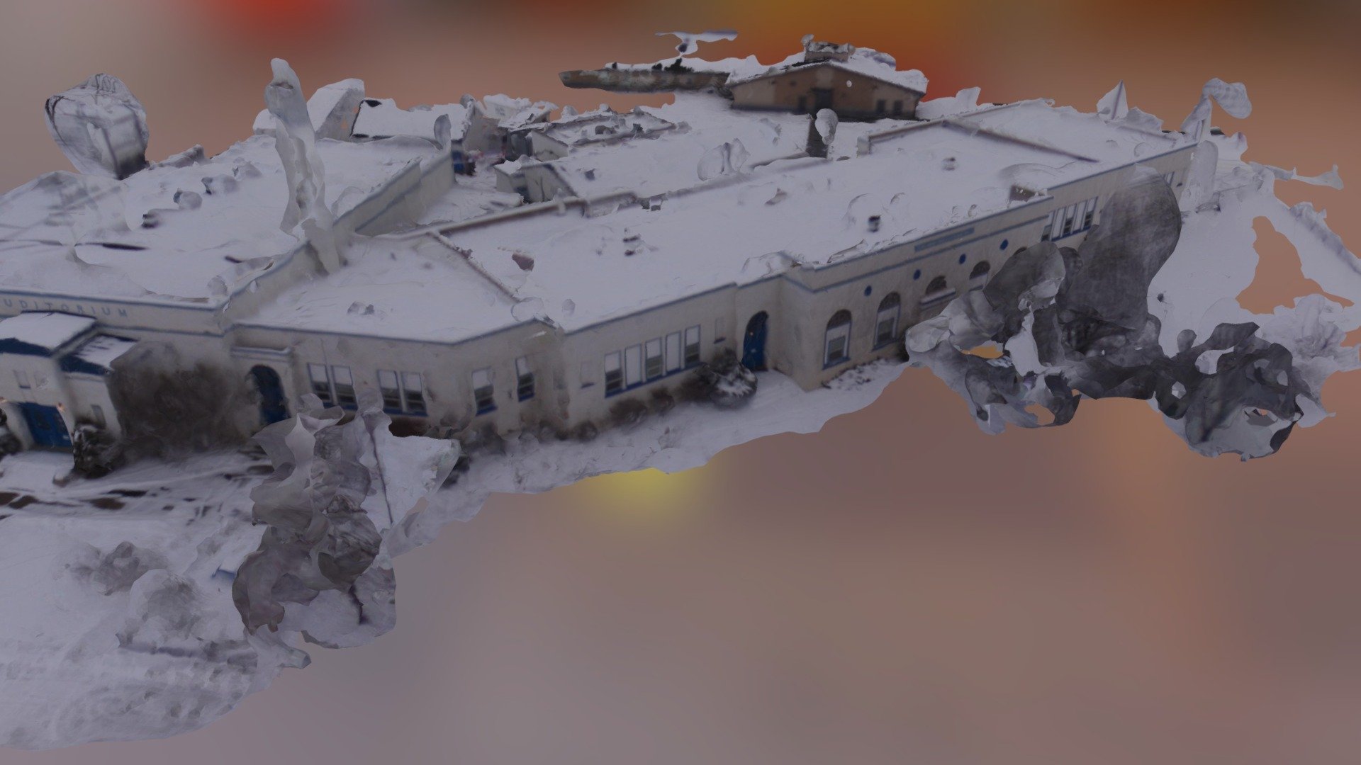 Former Notus Elementary School Building - 1926 - 3D model by jfactory ...