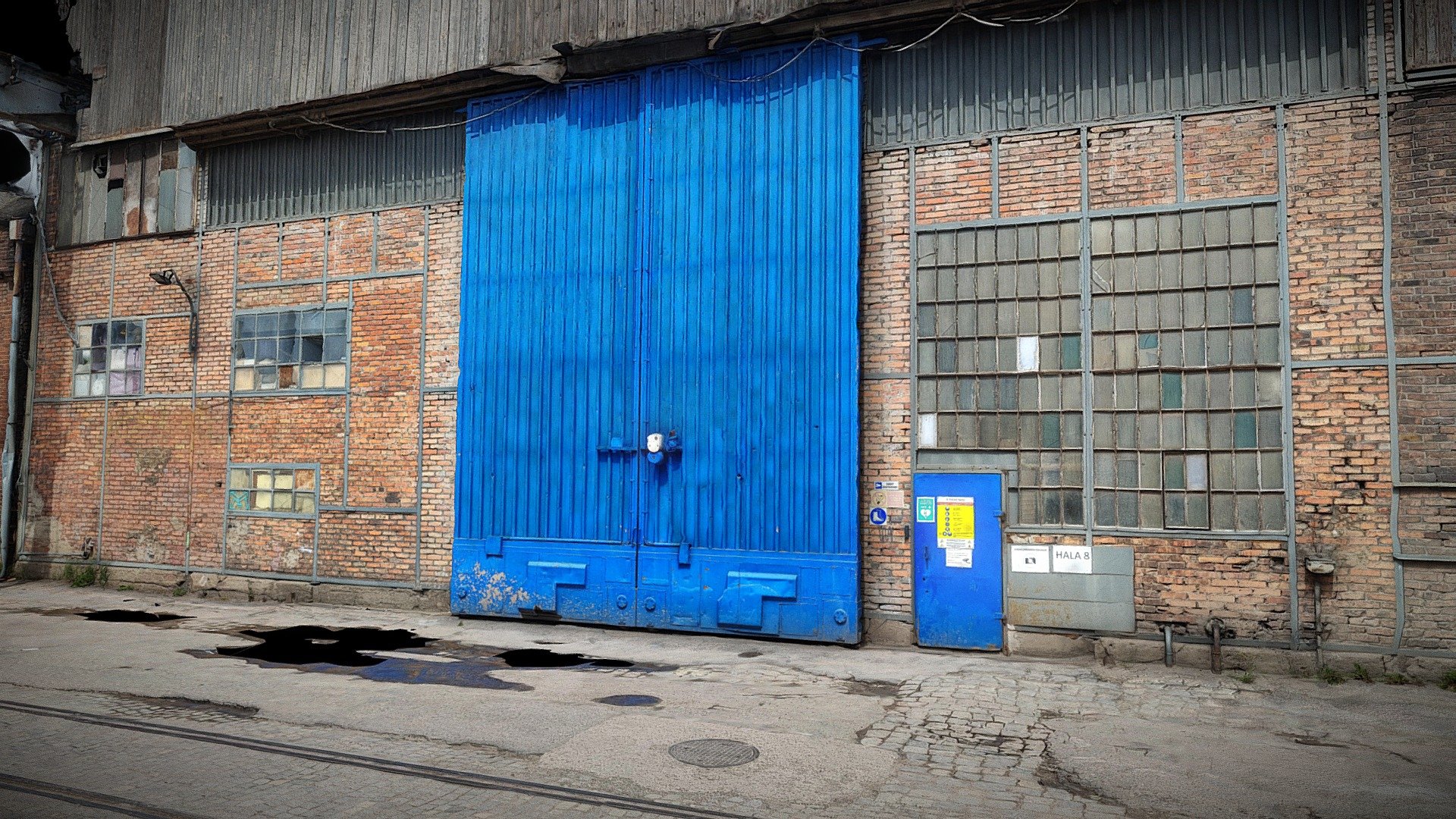 Gdansk, Shipyard, Blue Door - Download Free 3D model by zhenkoest ...