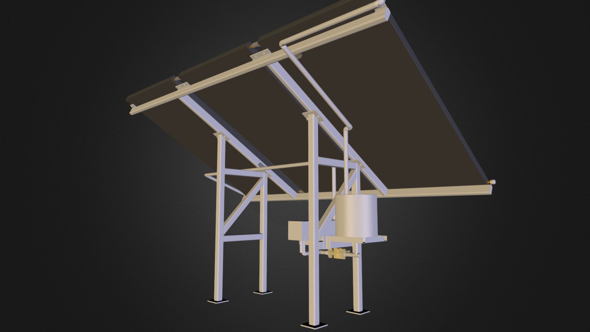 SolarBlue Solar Water Heathing System - 3D model by areyes [2763d7b ...