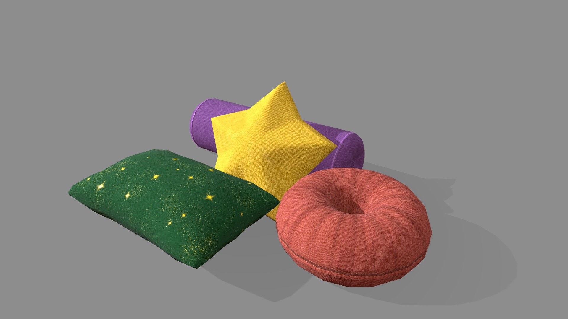 Pillows - Download Free 3D model by demidrew [2765ae9] - Sketchfab