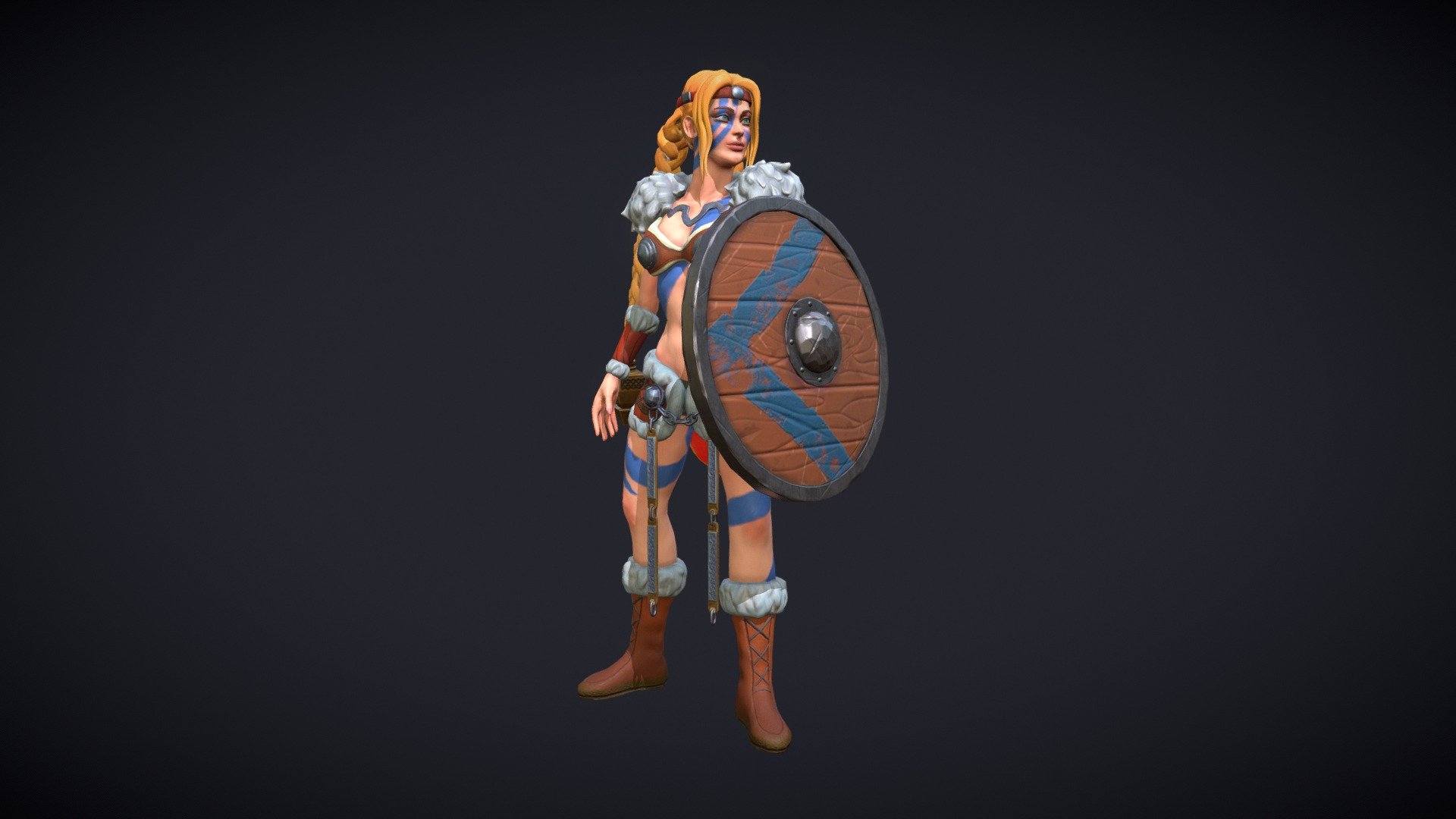 Viking - 3D model by Yahor Yurkavets (@Got2b) [276620f] - Sketchfab