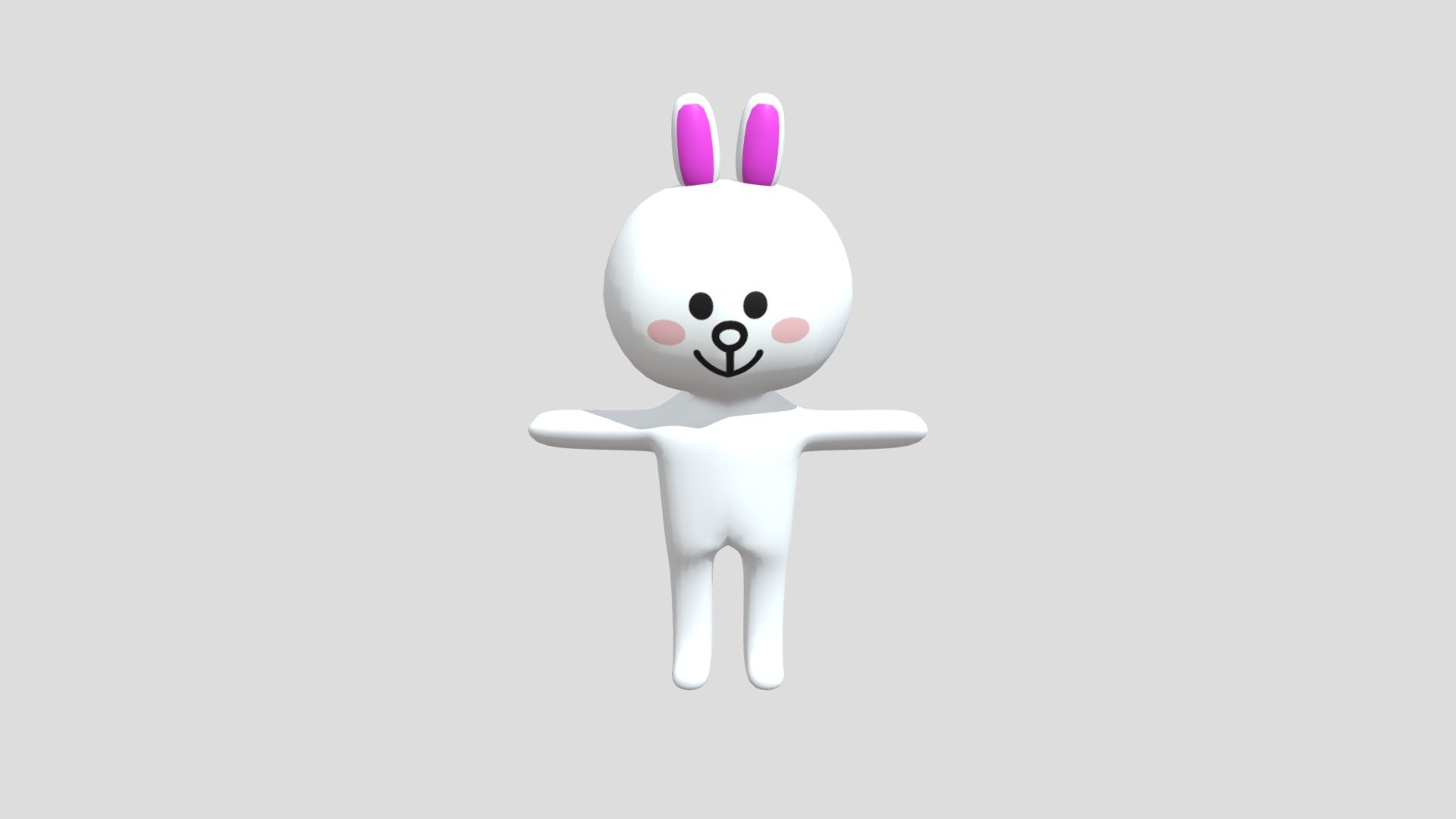Cony - 3D model by 家庭酷樂網 (@guj65536) [27689a8] - Sketchfab