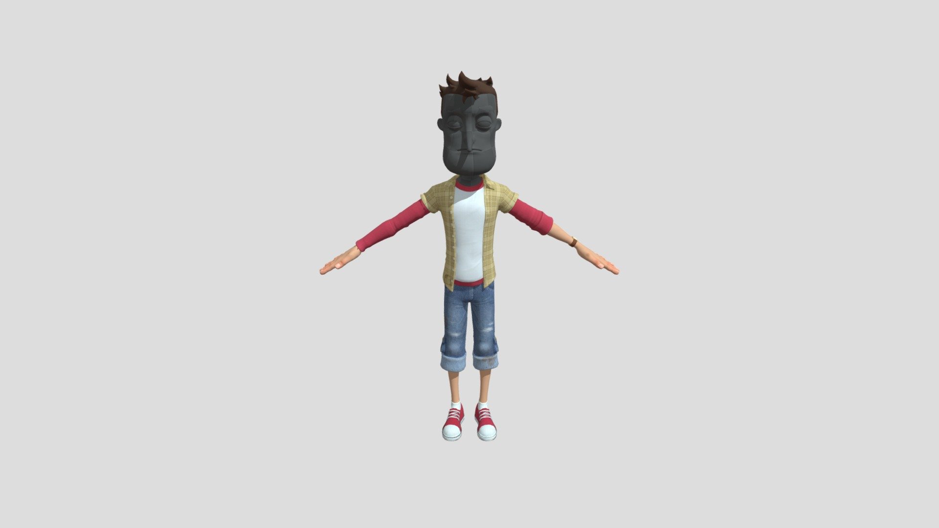 Hello neighbor Nicky Act 3 player - Download Free 3D model by Nicky ...