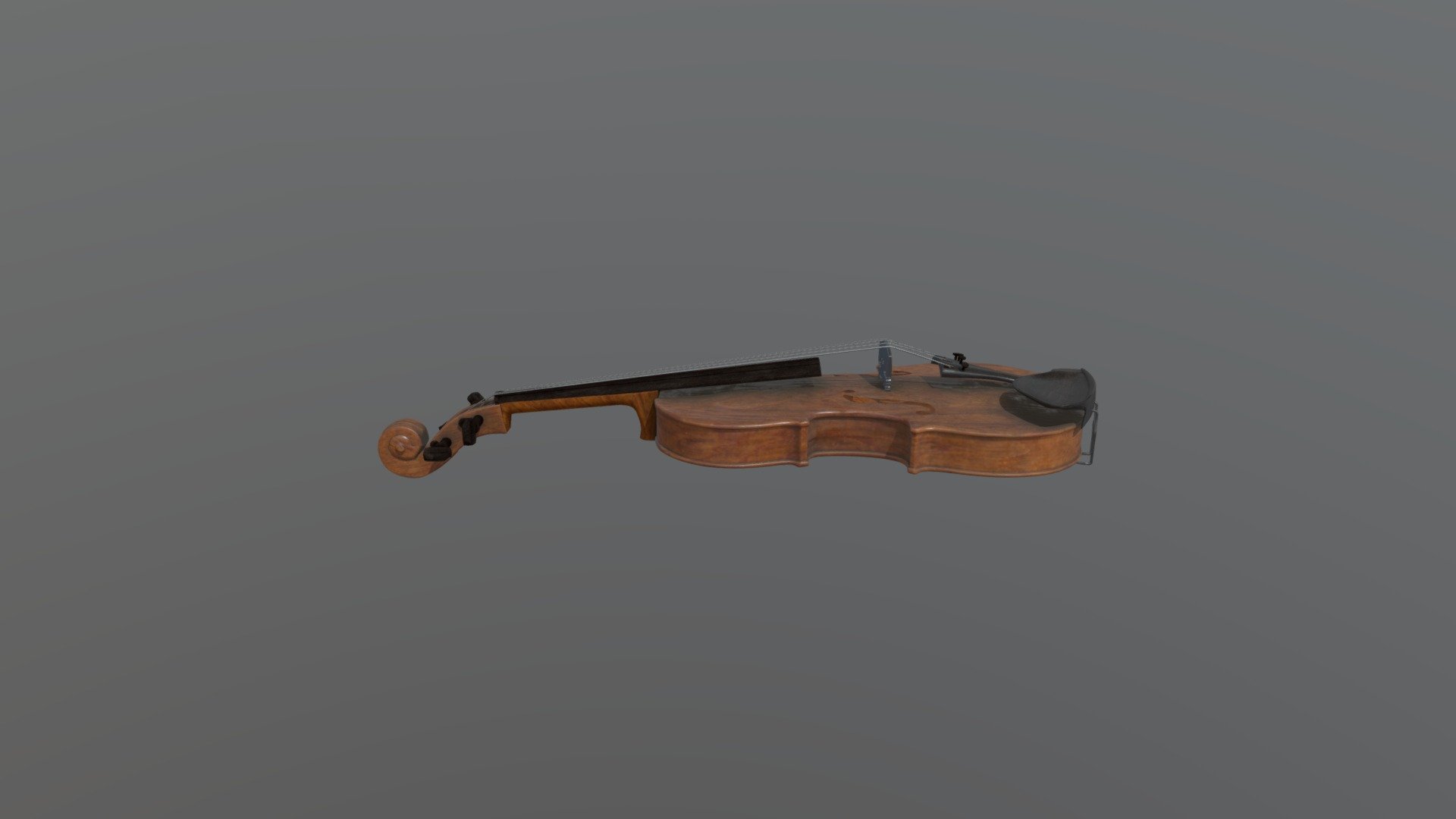 Violin 3D Modelado - 3D model by franco.delau [276f43e] - Sketchfab