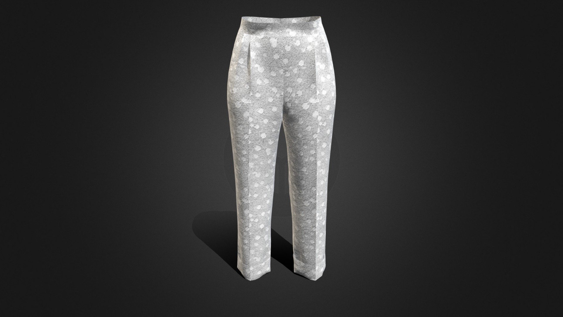 Two-tuck-woven Pants - Buy Royalty Free 3D model by number1d3d [27722cd ...