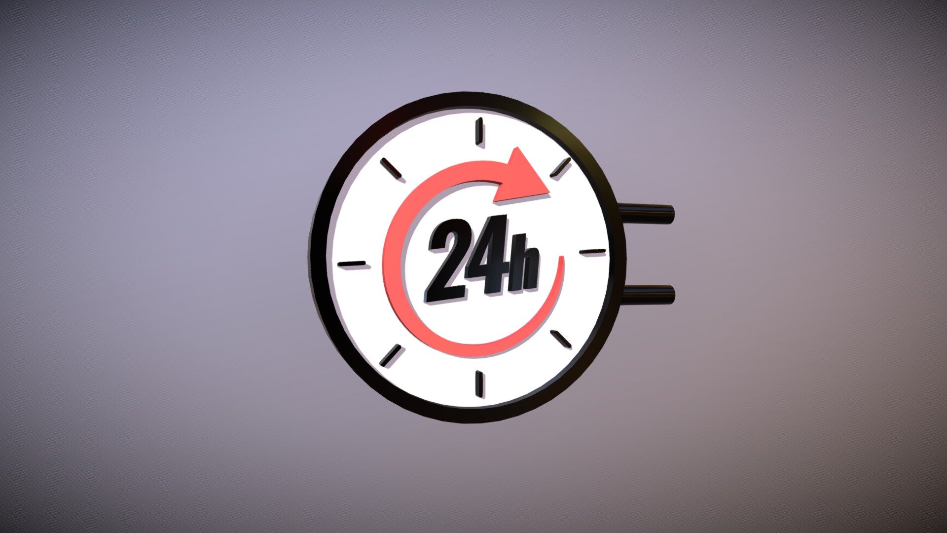 24hrs Sign / Rótulo 24 Horas - Buy Royalty Free 3D model by Crea (@crea ...