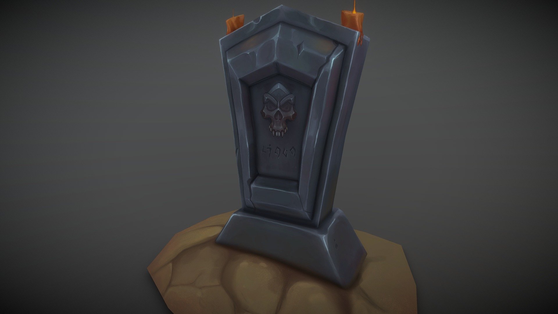 Stylized cartoonyTomb-Stone - Download Free 3D model by Stylized_Studio ...