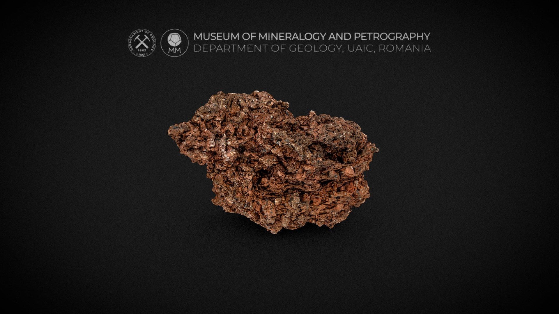 Scoria from Mt. Vesuvius (Italy) - 3D model by Museum of Mineralogy and ...