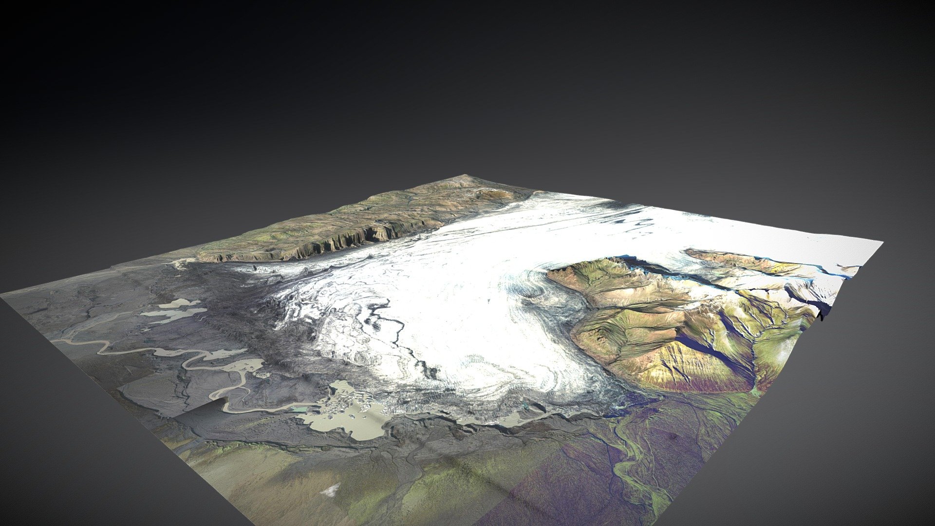 Vatnajokull, Iceland (x2) - Download Free 3D model by Carraig Nua ...