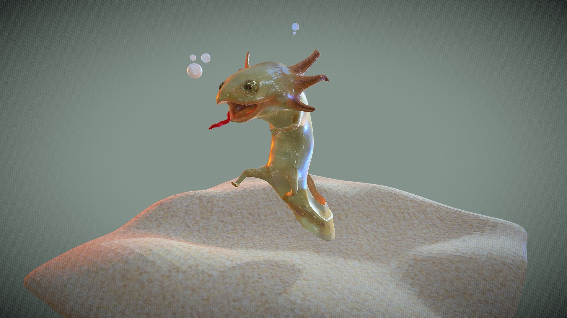 Axolot - 3D model by Gabriel.Belschansky [2774e85] - Sketchfab