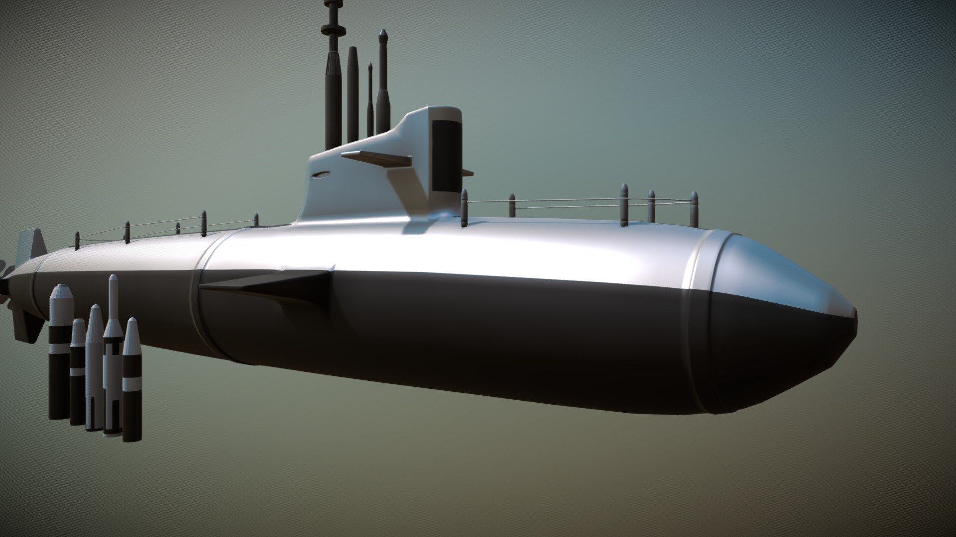 Submarine - Download Free 3D model by Panther5 [2775121] - Sketchfab
