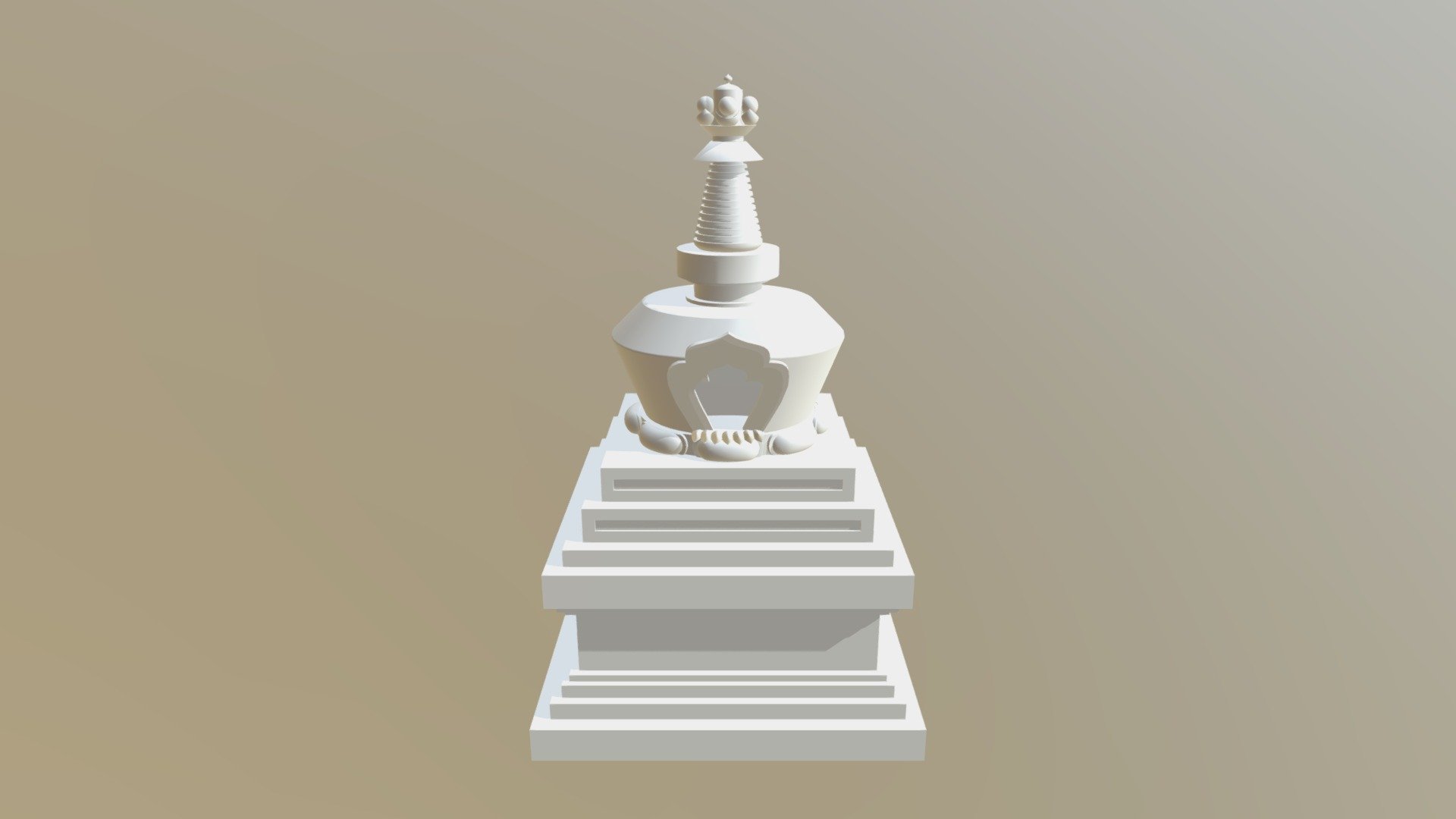 Stupa 07 - 3D model by migmartsering [27779d0] - Sketchfab