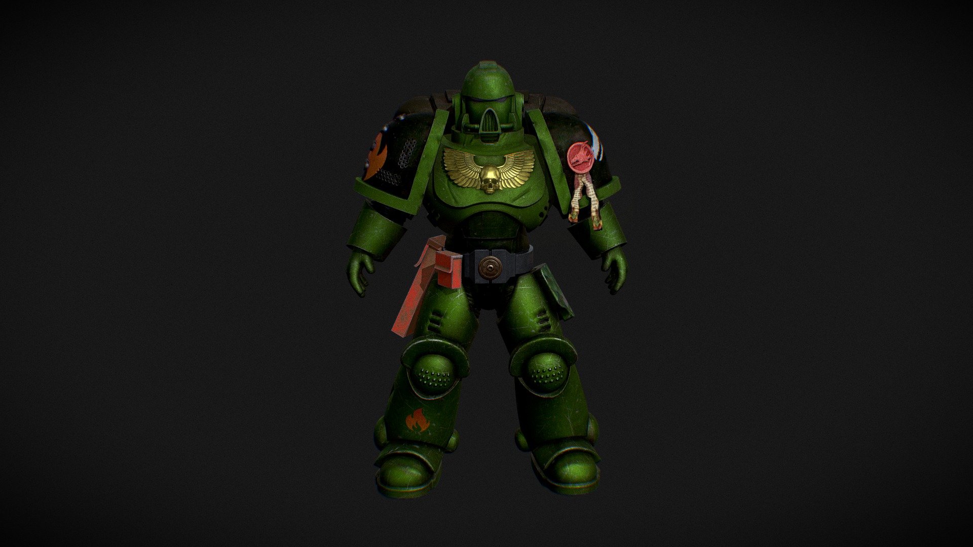 Space_marine - 3D model by Akshit_yerpude (@Pixels2241) [2778db3 ...