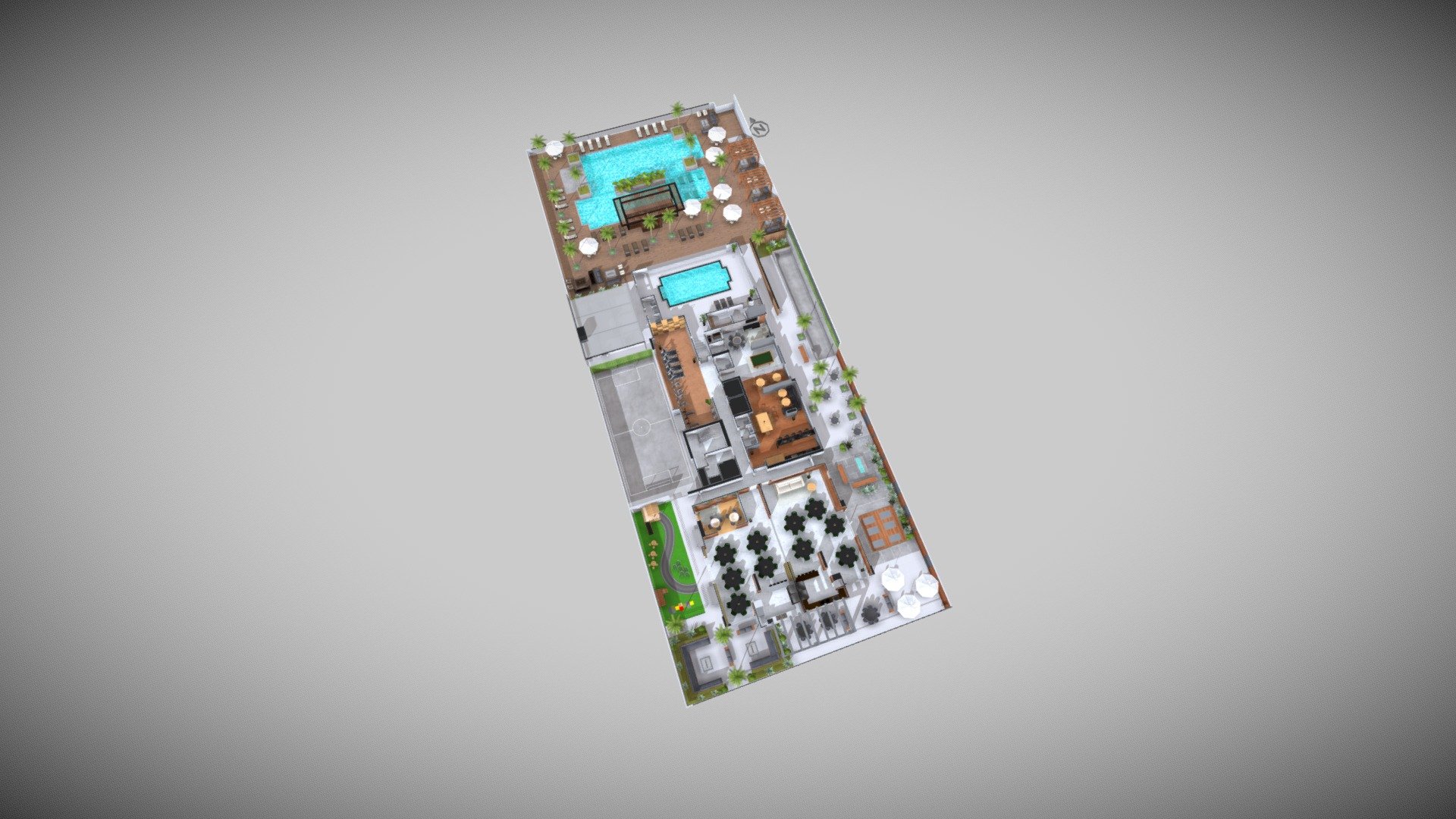 PARK AVENUE - ÁREA COMUM - 3D model by Studio 360 (@felipeperini ...