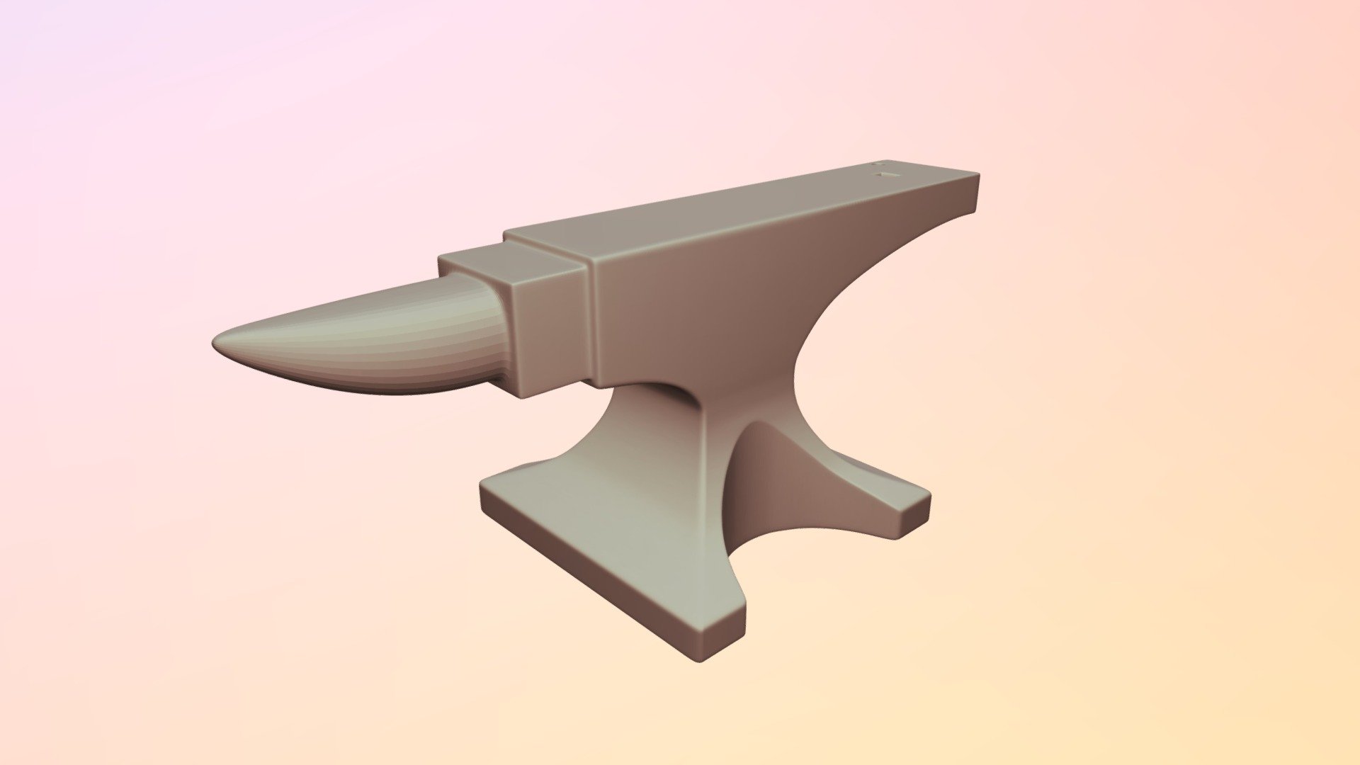 blank anvil - 3D model by coloradoboy401 [277b7e8] - Sketchfab
