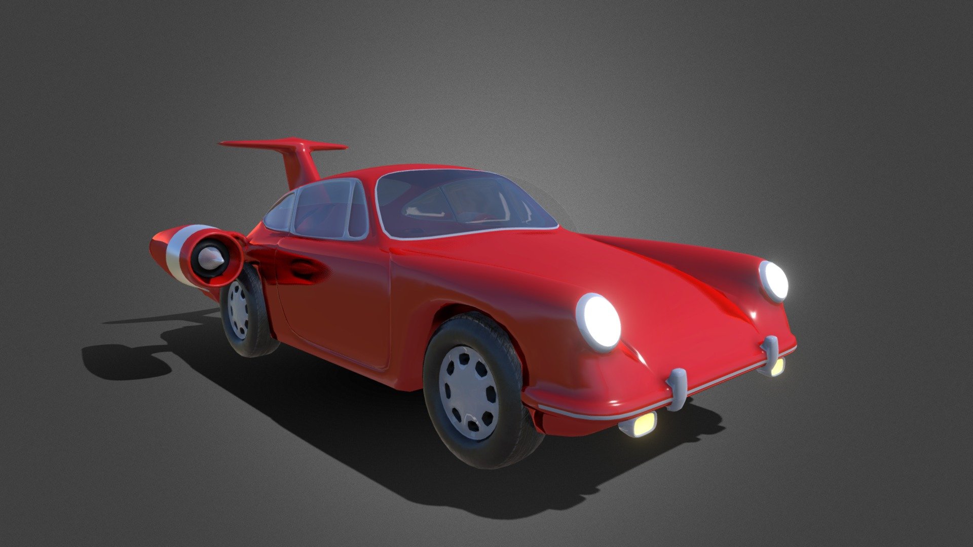 Flying Porsche - 3D model by Johanna (@Juuhanna) [277d0ef] - Sketchfab