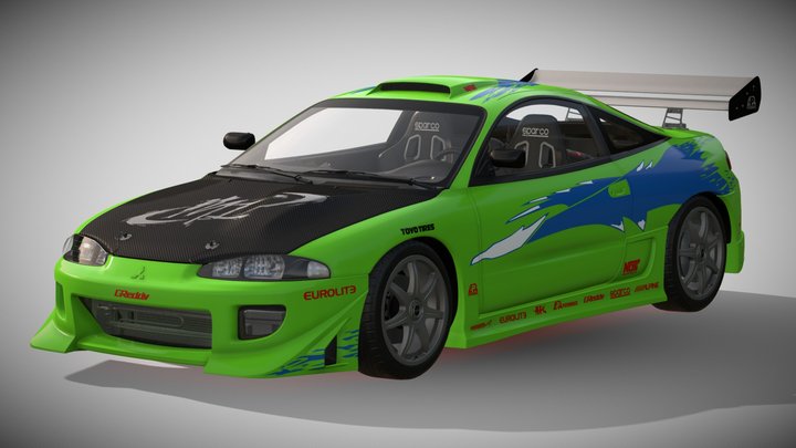 Mitsubishi-eclipse 3D models - Sketchfab