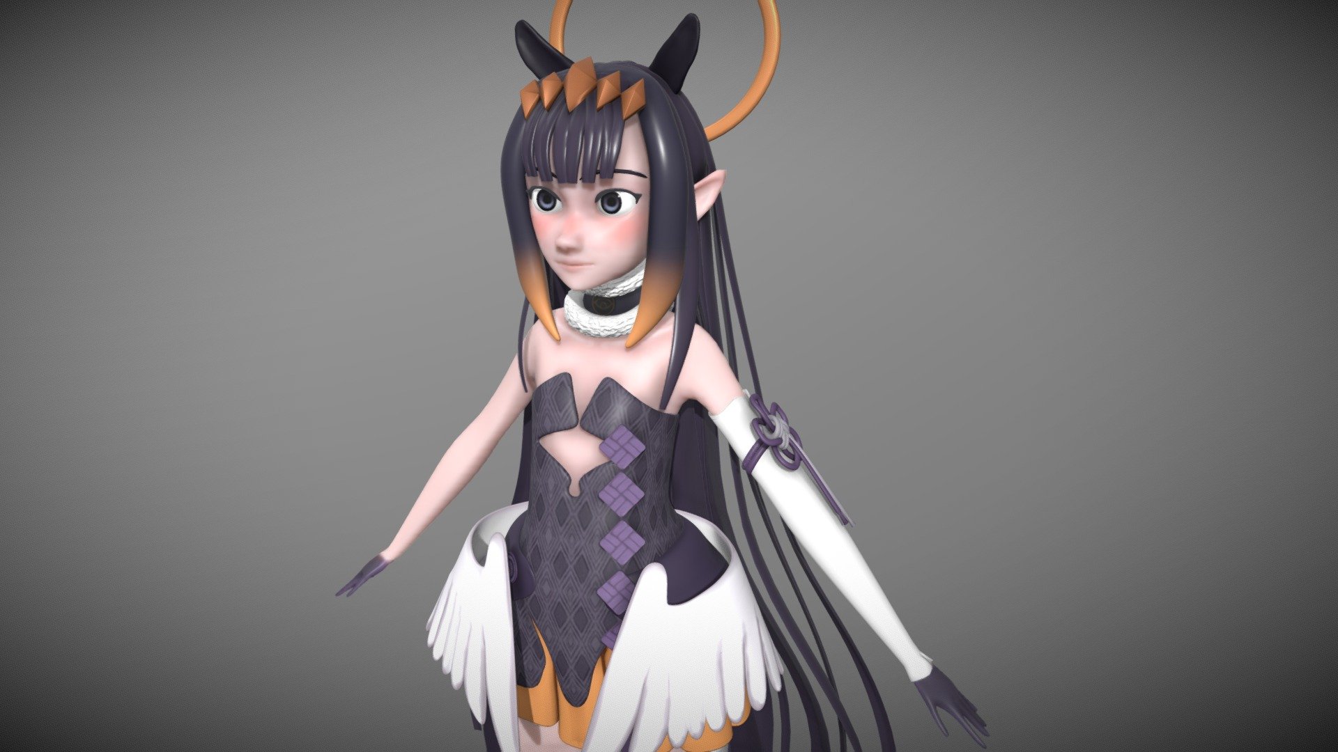 Ninomae Ina'nis - 3D model by Tau (@Lelahel) [277ef03] - Sketchfab