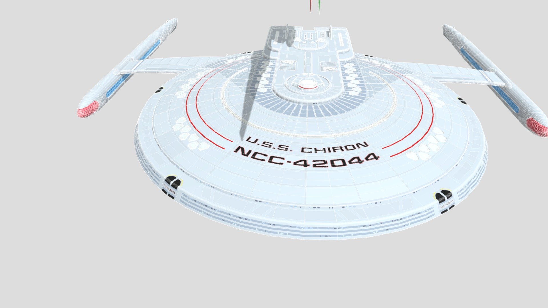 NCC-42044 U.S.S. Chiron Centaur- class ship - Download Free 3D model by ...