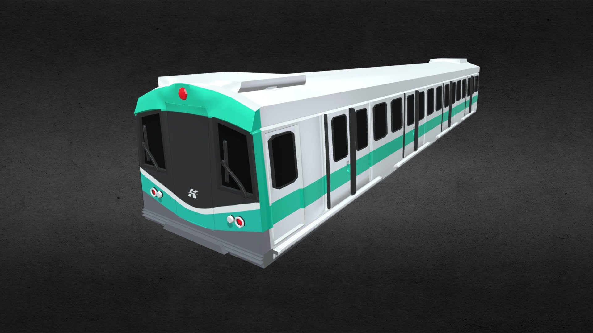 Kaohsiung MRT Subway Tram - 3D model by Arusu Takuto (@a4488she ...