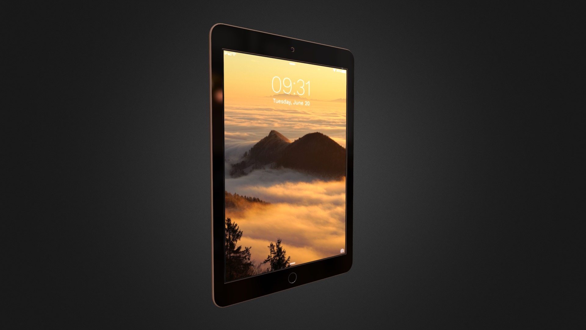 iPad Pro 9.7 Gold - Buy Royalty Free 3D model by cgaxis [27813c2 ...