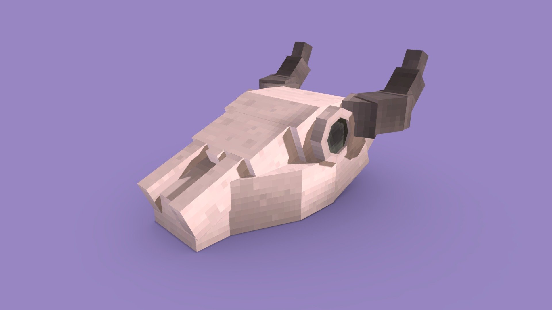 Cow skull - 3D model by Wacky (@wackyblocks) [2784da3] - Sketchfab