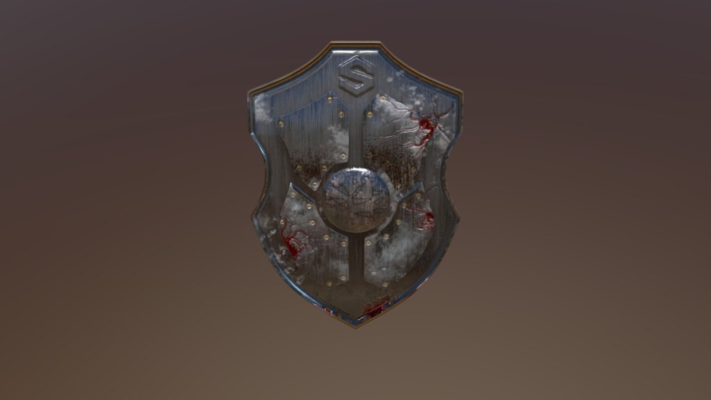 Rustic Shield After Battle - Download Free 3D model by Ryan ...