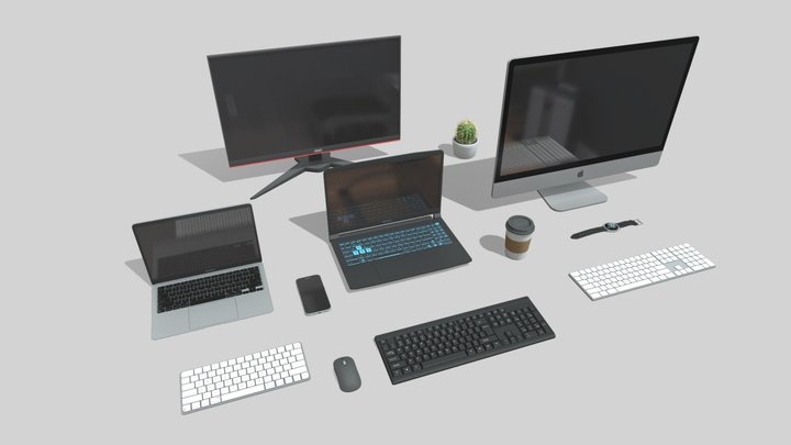 Laptop 3D models - Sketchfab