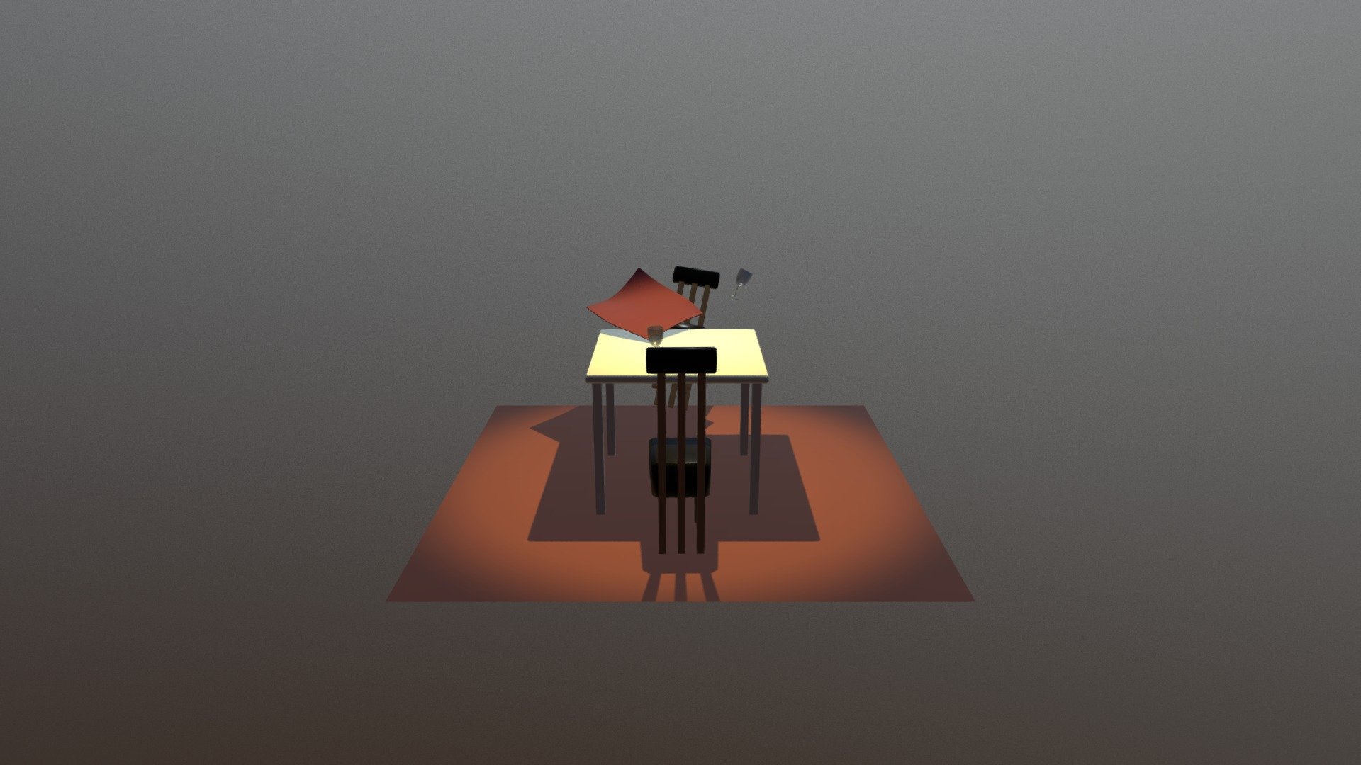 Low Poly Dining Set - 3D model by Jari Hirvikoski (@jarihirvikoski ...