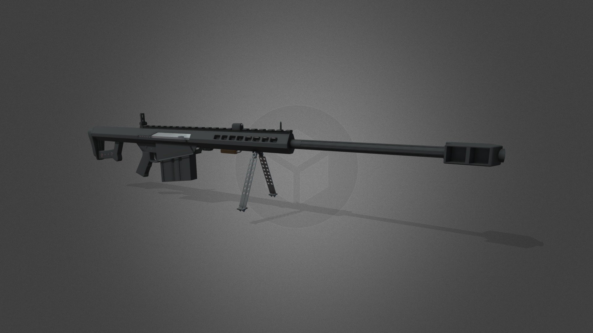 Barret M82 - 3D model by MagickPeople [2789238] - Sketchfab