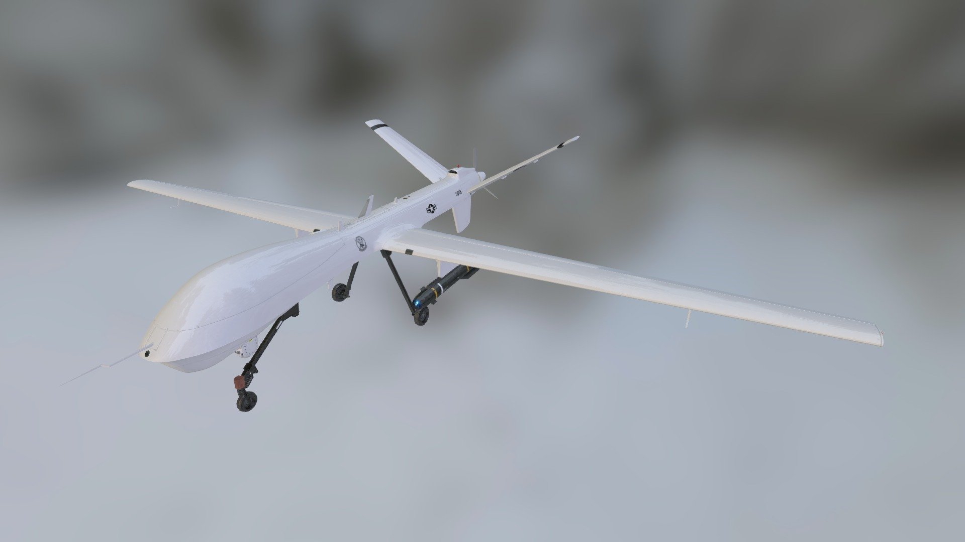 MQ-9 Predator - 3D model by rz0n3 [278a6ed] - Sketchfab