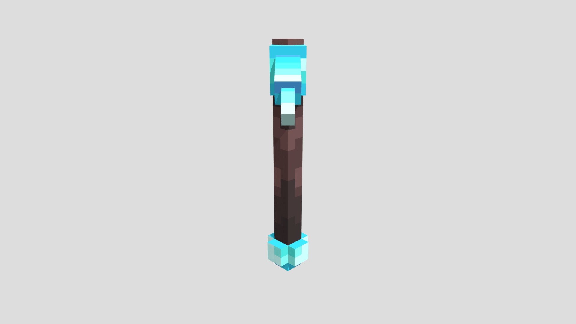 blue pickaxe - 3D model by kabanchikX [278bde4] - Sketchfab
