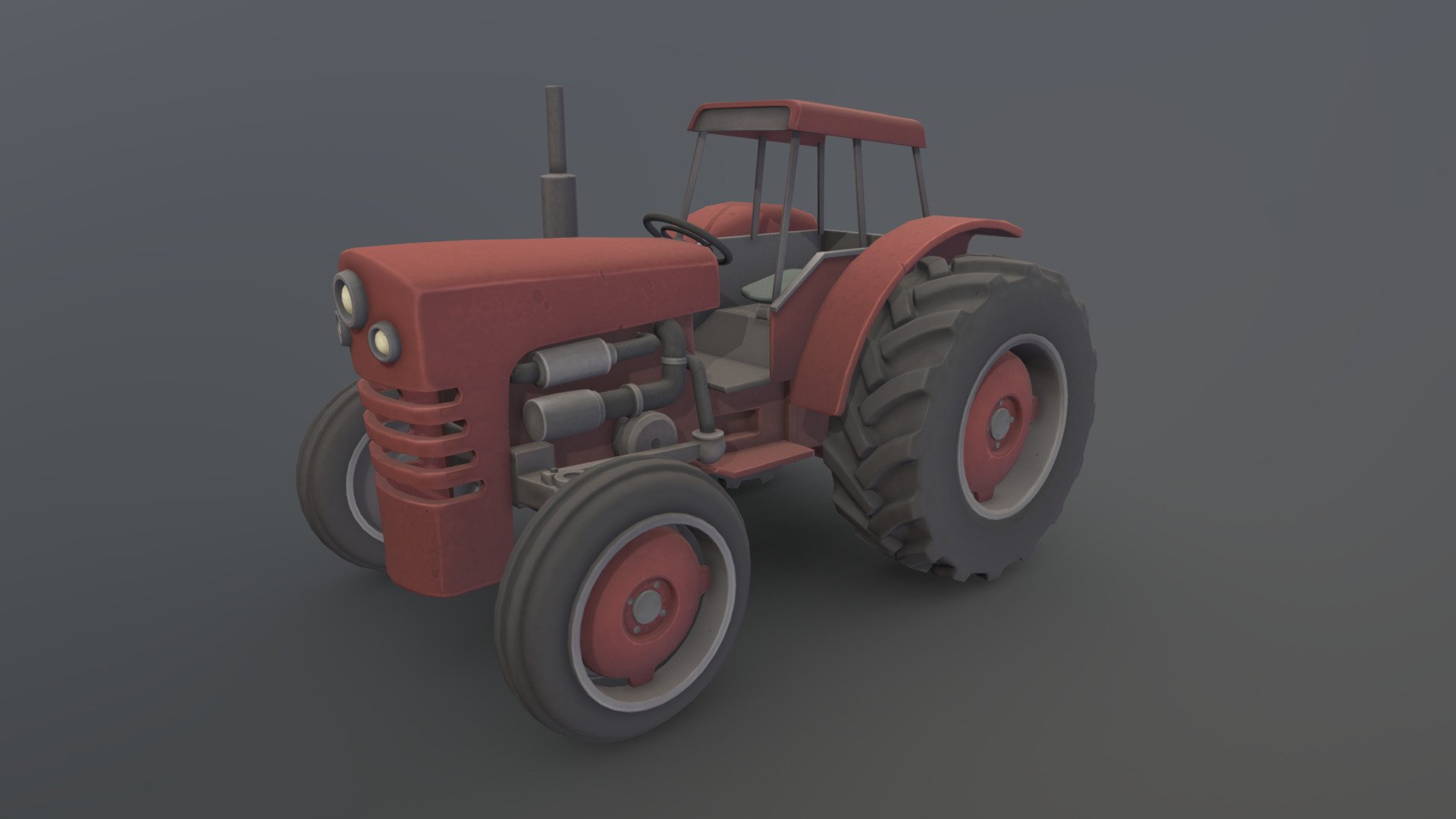 Tractor - Download Free 3D model by le0tard [278fc1e] - Sketchfab