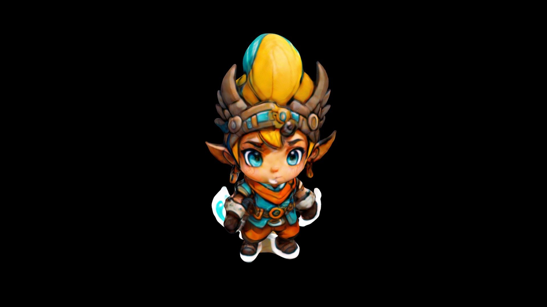 a character from the game overwatch named tracer - Download Free 3D ...