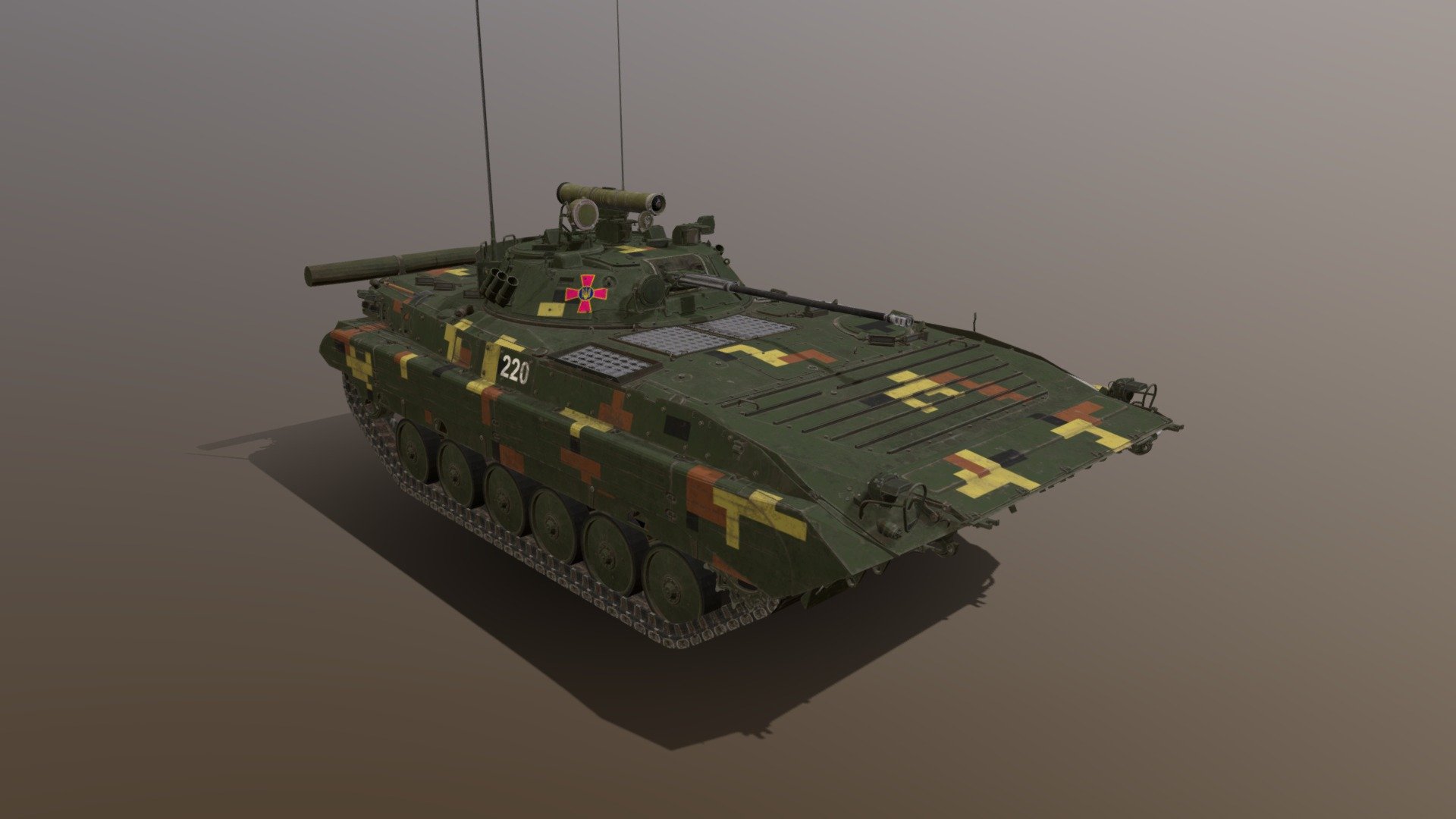 Ukrainian BMP-2 - Download Free 3D model by 42manako [2792acc] - Sketchfab