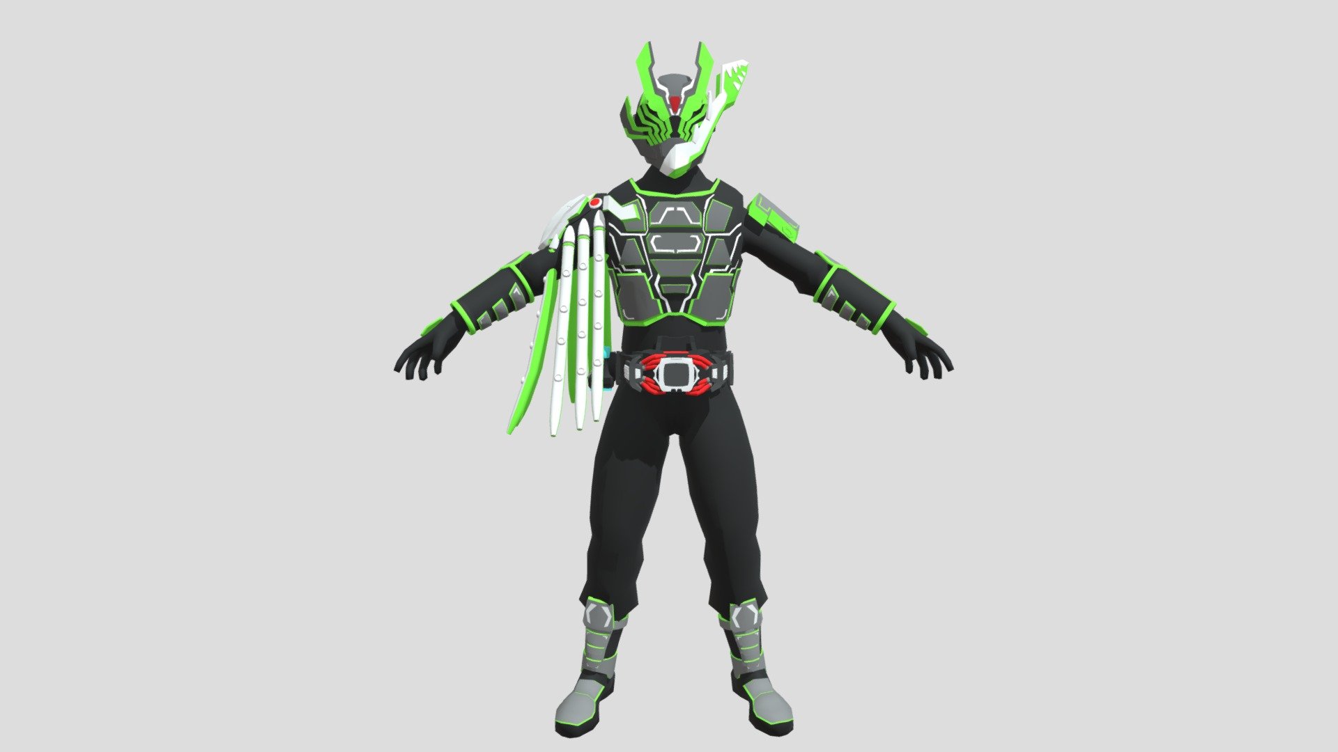 Kamen Rider Orteca - 3D model by Hendri Susanto (@Hendrisusanto ...